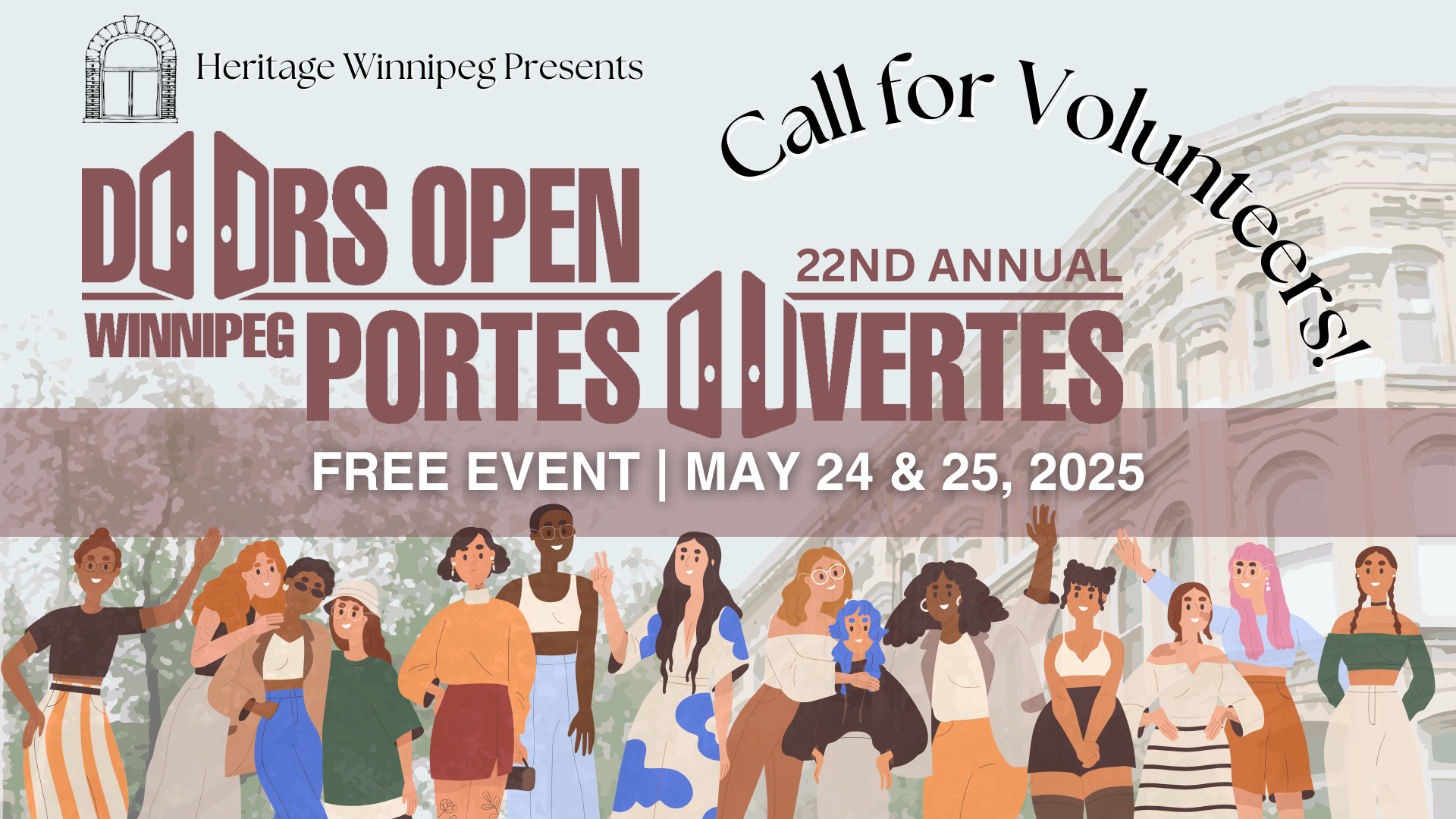 Heritage WinnipegDoors Open Winnipeg 2025: Call For Volunteers ...
