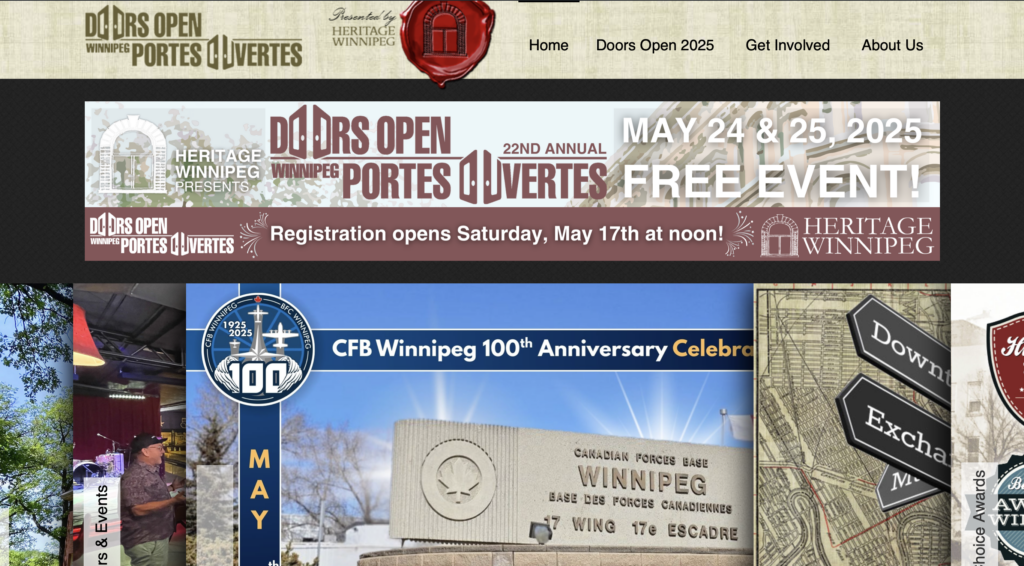 Heritage WinnipegYour Guide to Doors Open Winnipeg 2025 - Heritage Winnipeg